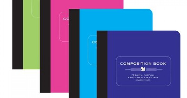 BAZIC COMPOSITION NOTEBOOK 70SHT POLY W/R 5089