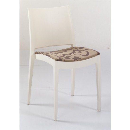 TILIA SPECTO CHAIR PADDED NO ARM CREAM 20254